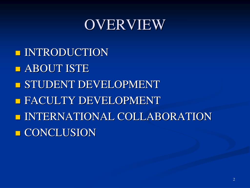 PPT - ISTE Activities for Promoting International Collaboration in ...