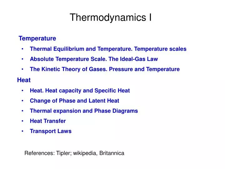 PPT - Thermodynamics I PowerPoint Presentation, free download - ID:6934354