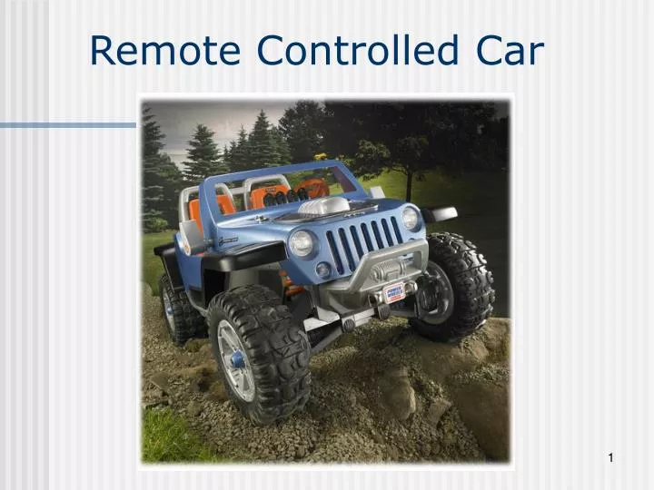 PPT - Remote Controlled Car PowerPoint Presentation, free download - ID ...