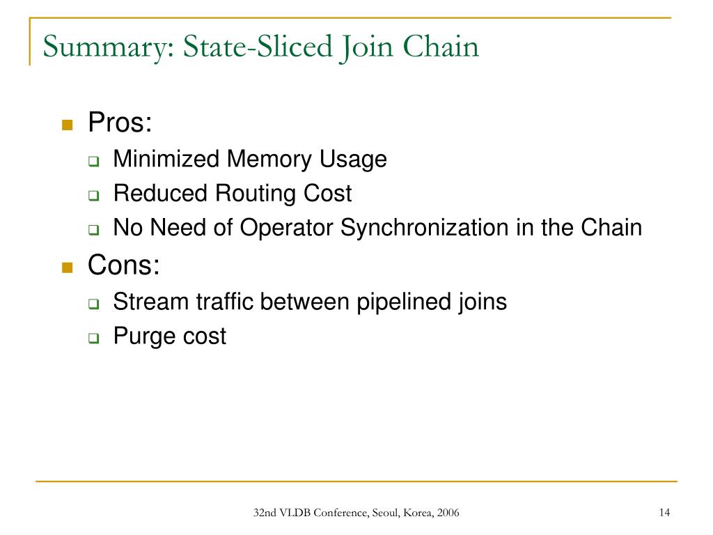 Ppt State Slice New Paradigm Of Multi Query Optimization Of Window Based Stream Queries