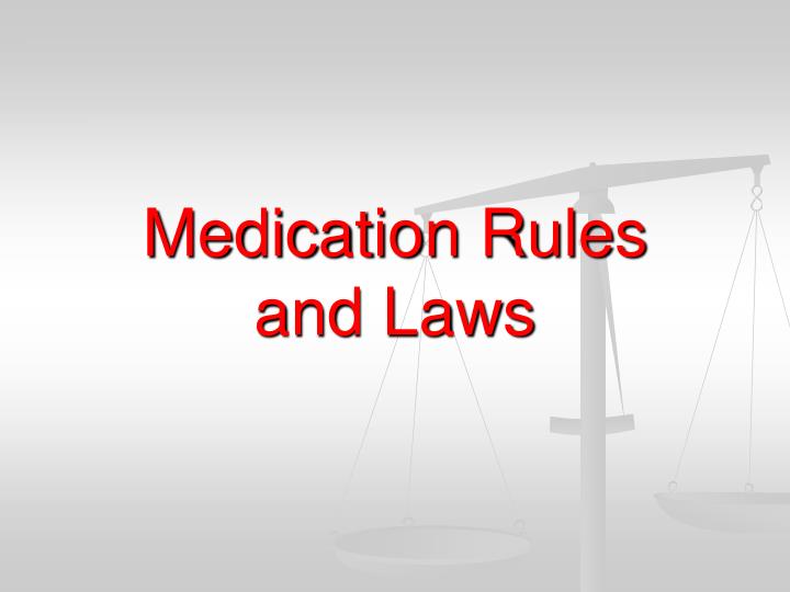 PPT - Supervising Consumer Self Administration of Medication (SAM ...