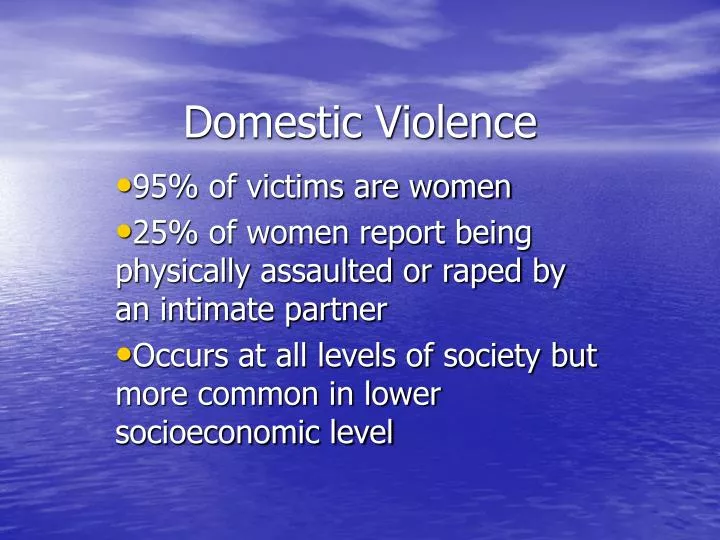 PPT - Domestic Violence PowerPoint Presentation, free download - ID:6942438