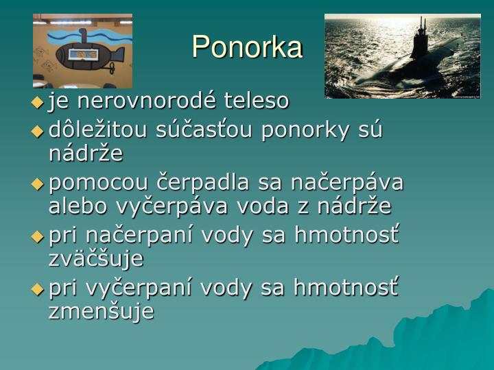 PPT - Správanie telies v kvapalinách PowerPoint Presentation - ID:6943550