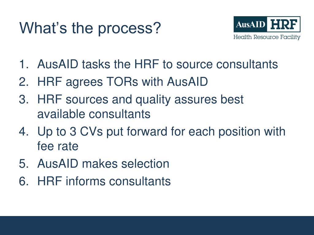 PPT - AusAID Health Resource Facility PowerPoint Presentation, free ...