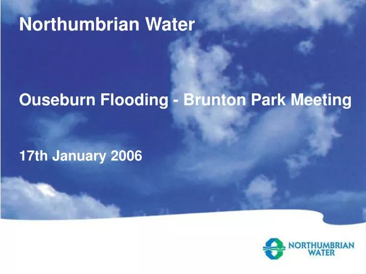 PPT - Northumbrian Water PowerPoint Presentation, free download - ID ...