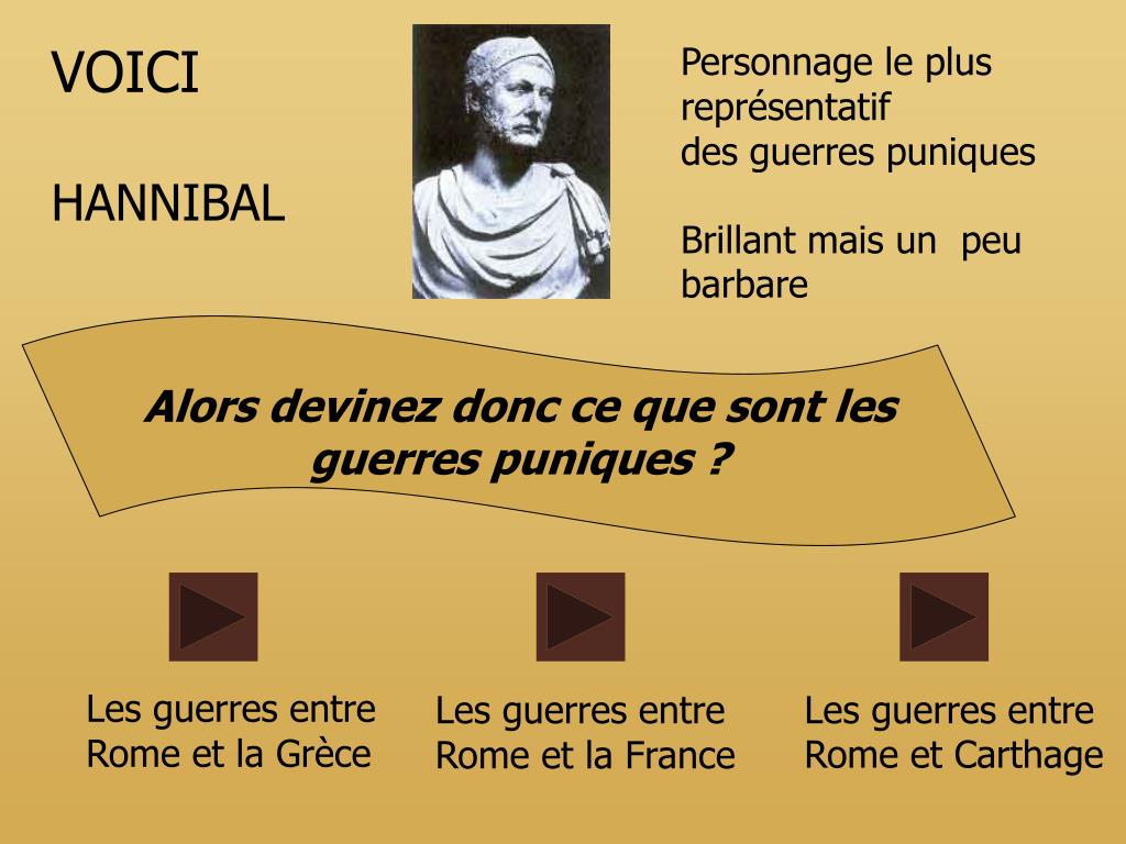PPT - LES GUERRES PUNIQUES PowerPoint Presentation, free download - ID ...