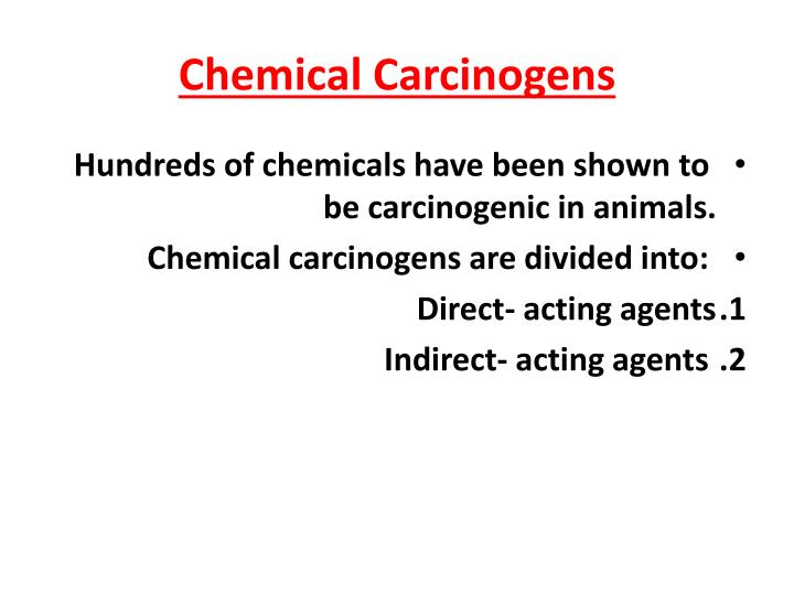 PPT - Etiology of cancer Carcinogenic agents PowerPoint Presentation ...