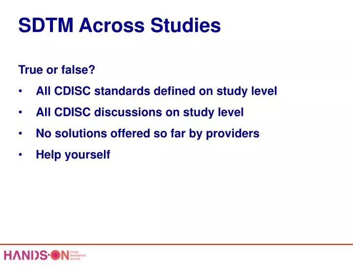 PPT - SDTM Across Studies PowerPoint Presentation, free download - ID ...
