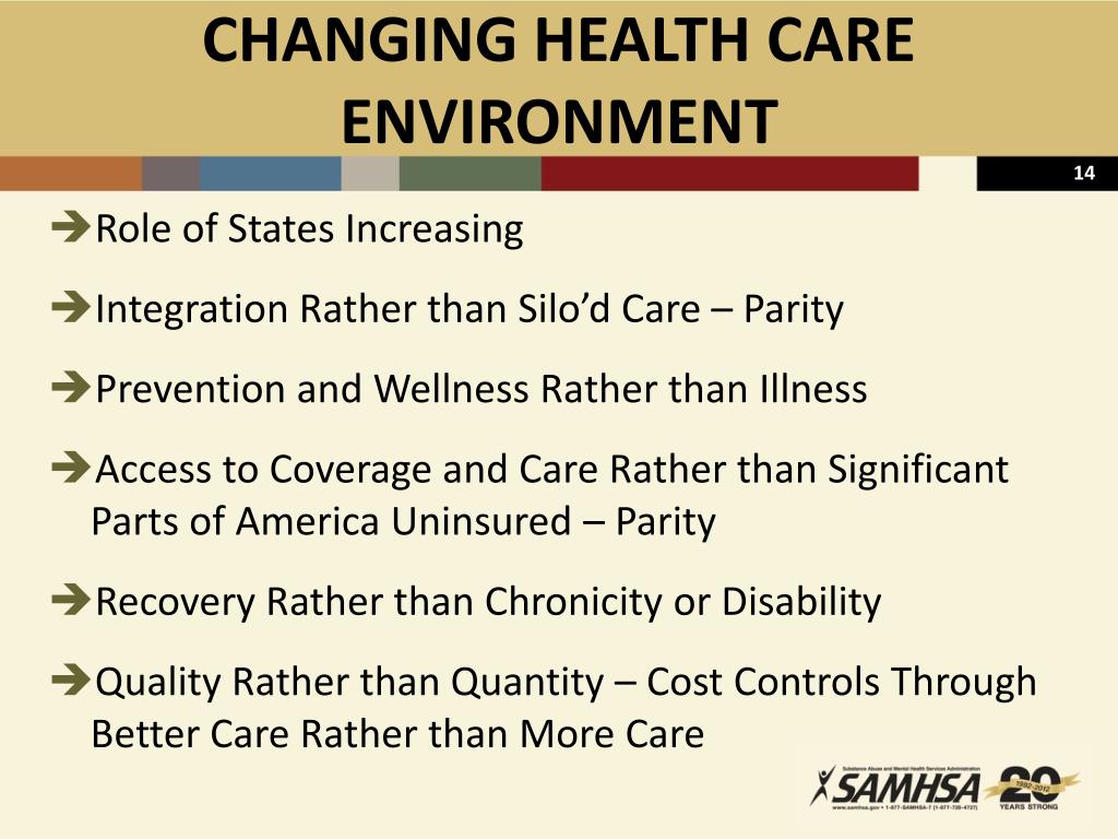 PPT - STATE BEHAVIORAL HEALTH LEADERSHIP IN A CHANGING HEALTH CARE ...