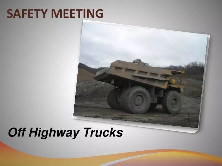 PPT - SAFETY MEETING PowerPoint Presentation, free download - ID:6949158