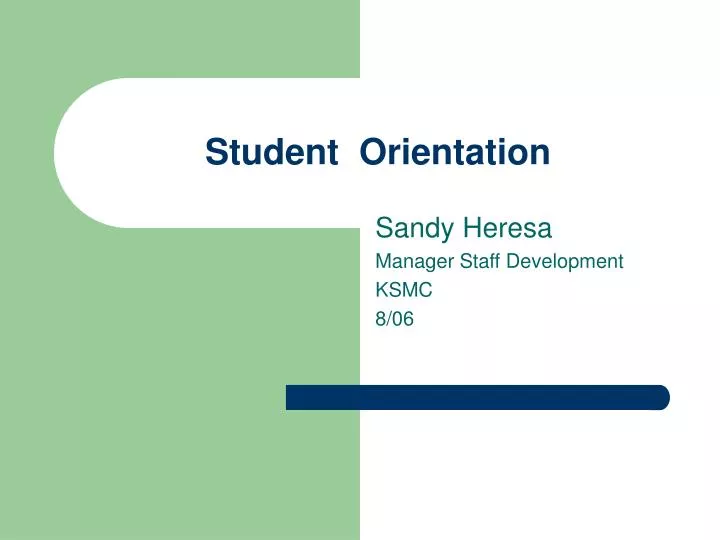PPT - Student Orientation PowerPoint Presentation, free download - ID ...