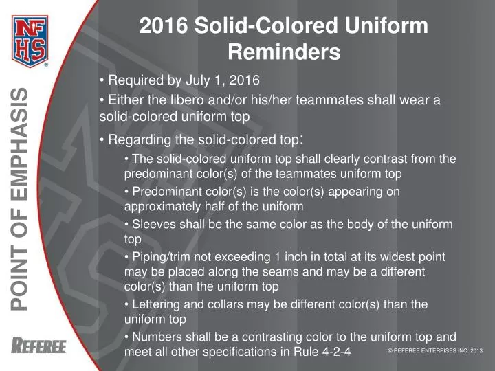 PPT - 2016 Solid-Colored Uniform Reminders PowerPoint Presentation ...