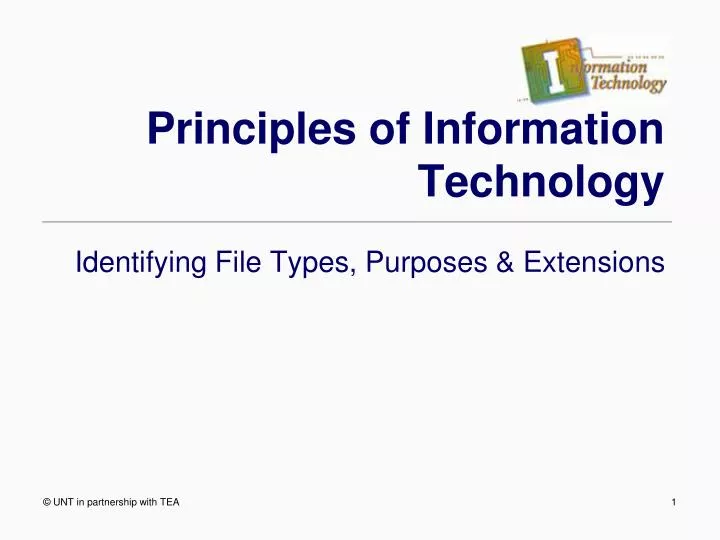 PPT - Principles of Information Technology PowerPoint Presentation ...