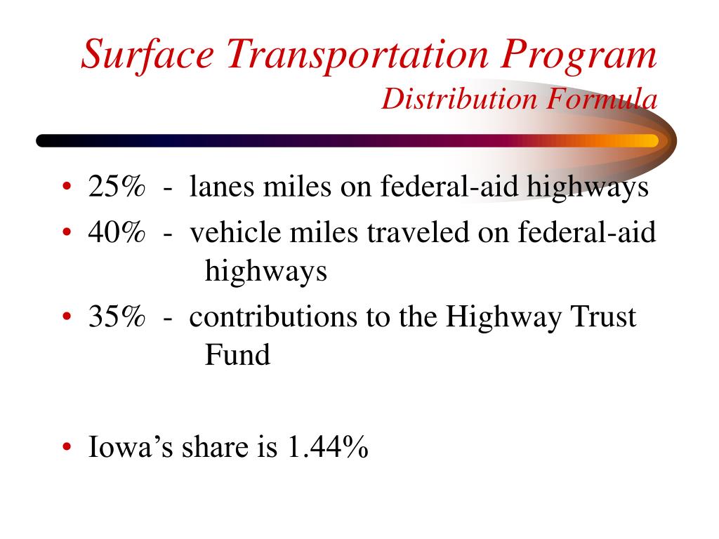 PPT - Transportation Equity Act for the 21st Century PowerPoint ...