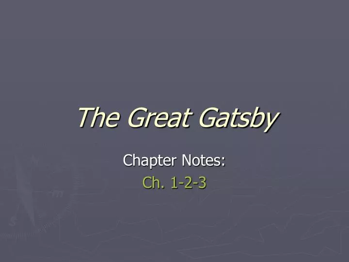 PPT - The Great Gatsby PowerPoint Presentation, free download - ID:6952209