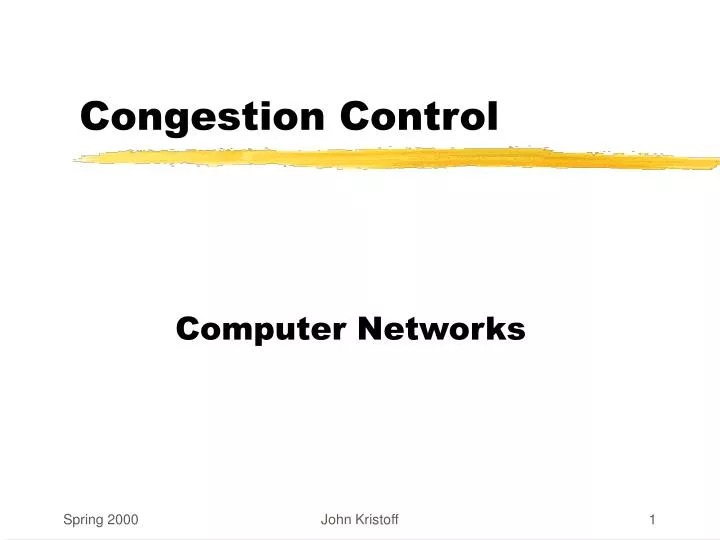PPT - Congestion Control PowerPoint Presentation, free download - ID:6952349
