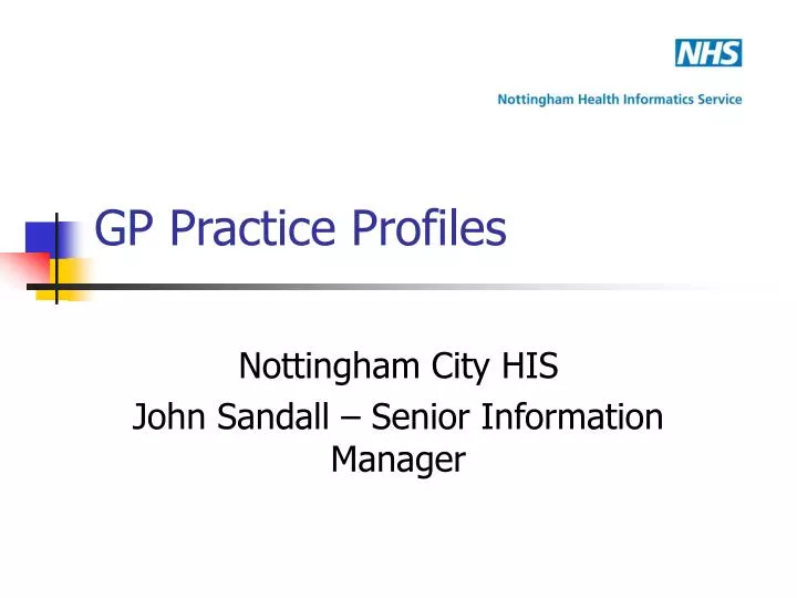 PPT - GP Practice Profiles PowerPoint Presentation, free download - ID ...