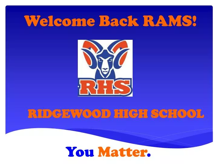 PPT - Welcome Back RAMS! PowerPoint Presentation, free download - ID ...