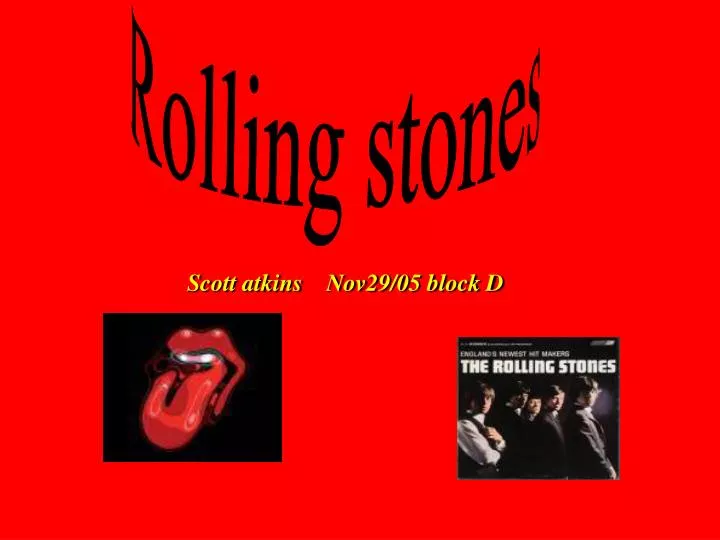 PPT - Rolling stones PowerPoint Presentation, free download - ID:6953122