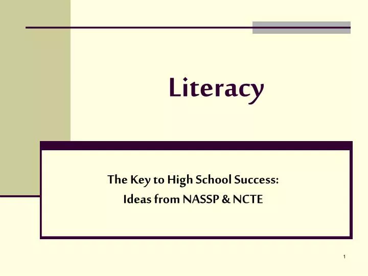 PPT - Literacy PowerPoint Presentation, free download - ID:6953566