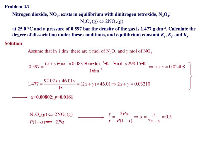 PPT - Chapter 4 Chemical Equilibrium PowerPoint Presentation - ID:6955543