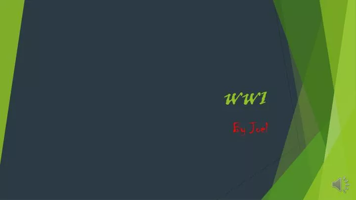 PPT - ww1 PowerPoint Presentation, free download - ID:6956618