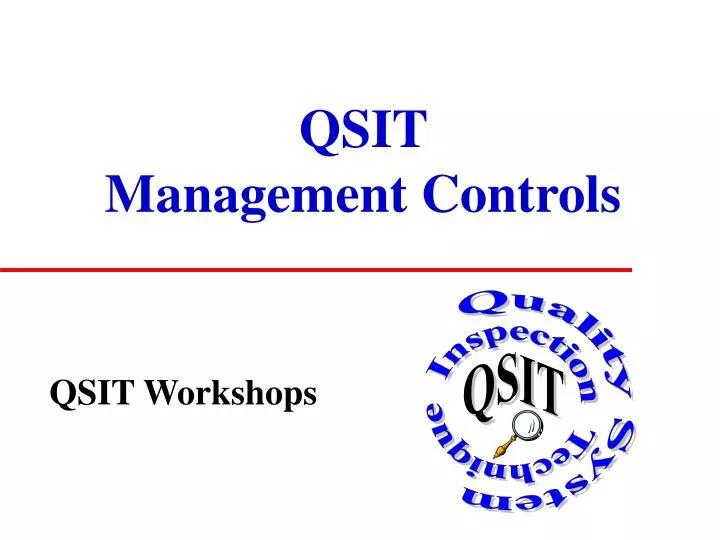 PPT - QSIT Management Controls PowerPoint Presentation, free download ...