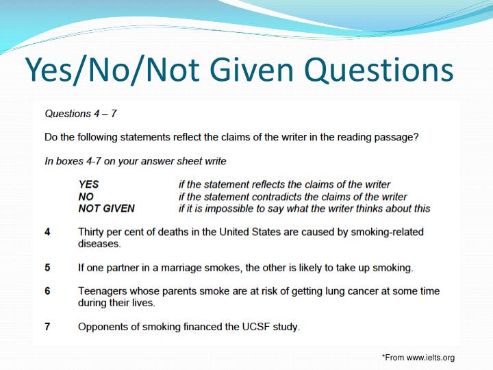 PPT - IELTS Reading Section PowerPoint Presentation - ID:6957598