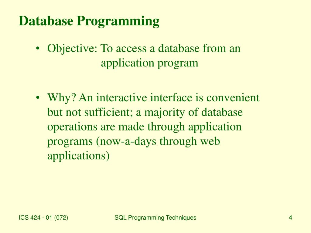 Ppt Introduction To Sql Programming Techniques And Constraints And Views In Sql Powerpoint
