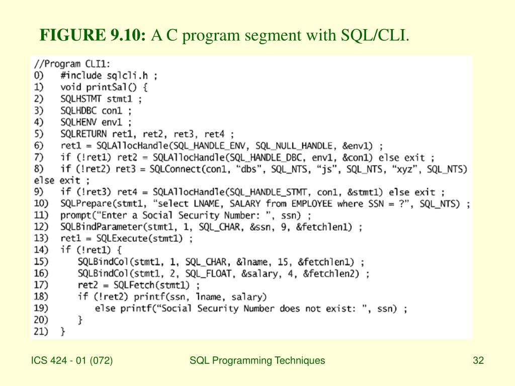 Ppt Introduction To Sql Programming Techniques And Constraints And Views In Sql Powerpoint