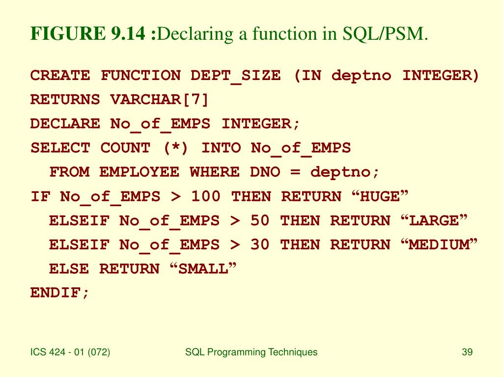 Ppt Introduction To Sql Programming Techniques And Constraints And Views In Sql Powerpoint