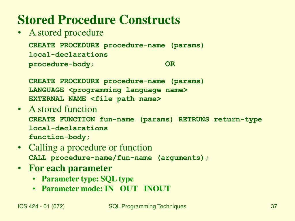 Ppt Introduction To Sql Programming Techniques And Constraints And Views In Sql Powerpoint