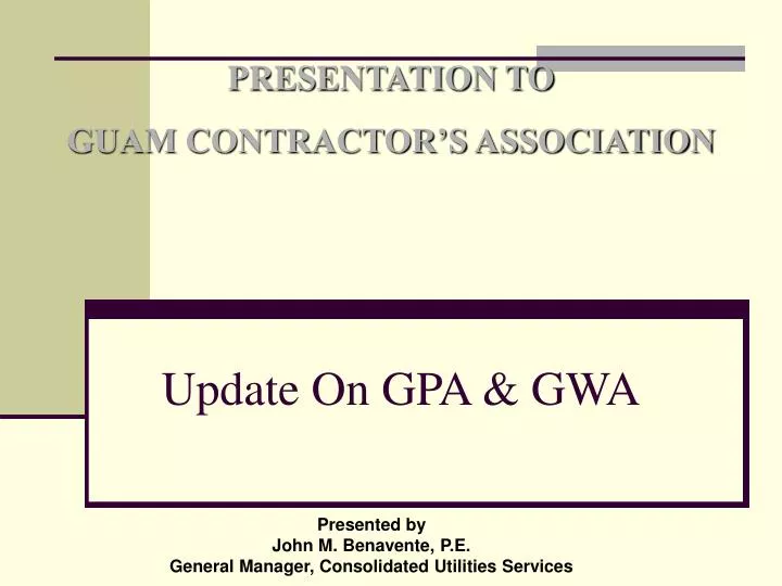 PPT - Update On GPA & GWA PowerPoint Presentation, free download - ID ...