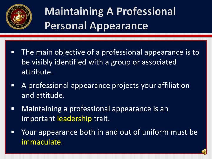 PPT - Professional Personal Appearance PowerPoint Presentation - ID:6959331