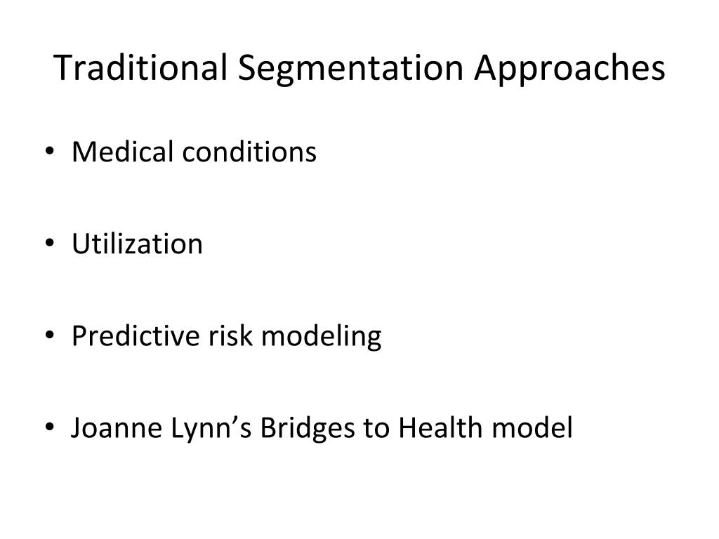 PPT - Person Centred Segmentation Sue Cumming, Insight & Social ...