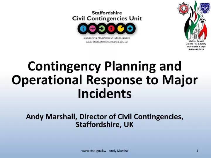 PPT - Contingency Planning and Operational Response to Major Incidents ...