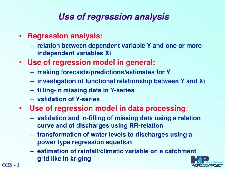 PPT Use Of Regression Analysis PowerPoint Presentation Free Download