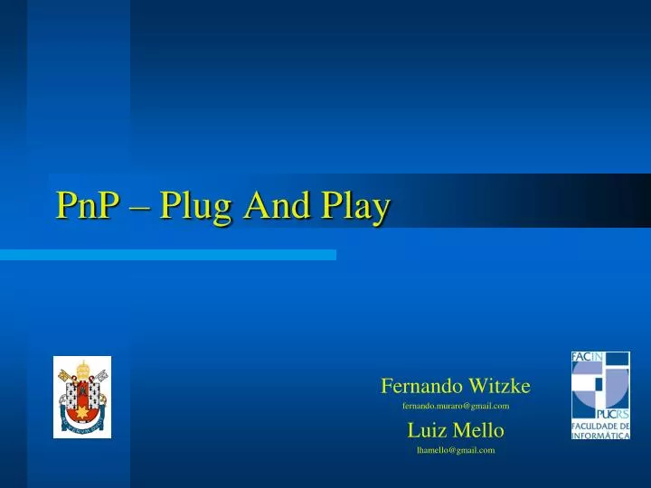 PPT - PnP – Plug And Play PowerPoint Presentation, free download - ID ...