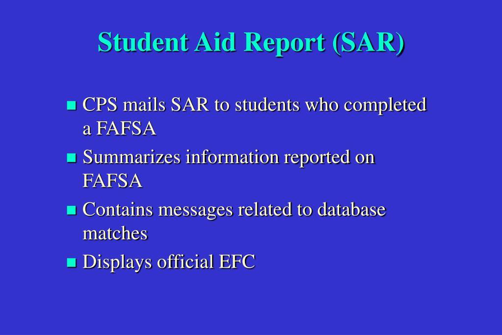 PPT - Completing the Free Application for Federal Student Aid (FAFSA ...