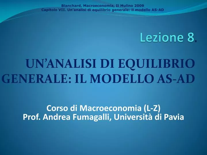 PPT - Lezione 8 . PowerPoint Presentation, free download - ID:6963225
