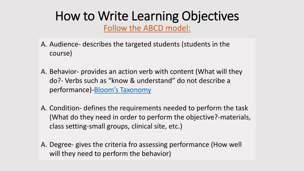 PPT - Learning Objectives vs. Learning Goals PowerPoint Presentation ... PPT - Learning Objectives vs. Learning Goals PowerPoint Presentation ...