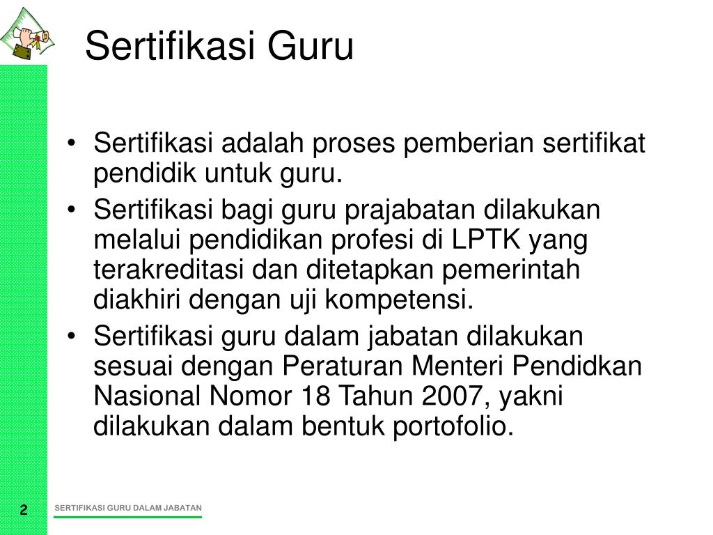 PPT - SERTIFIKASI GURU DALAM JABATAN PowerPoint Presentation, free ... PPT - SERTIFIKASI GURU DALAM JABATAN PowerPoint Presentation, free ...