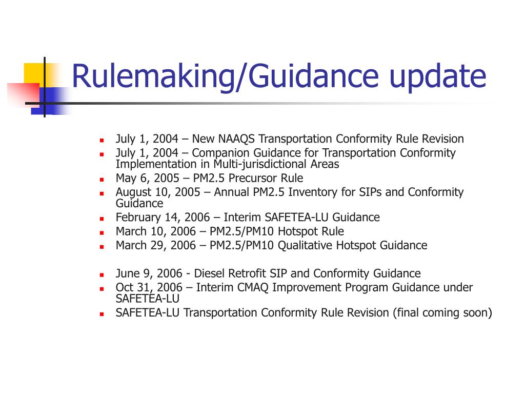 PPT - Air Directors Meeting Update December 2006 PowerPoint ...