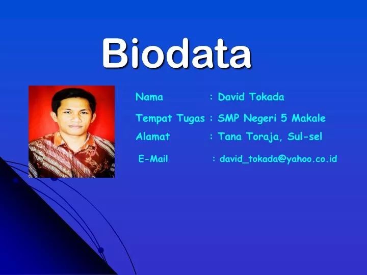 PPT - Biodata PowerPoint Presentation, free download - ID:6968719