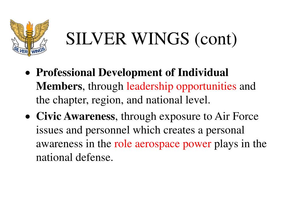 PPT - Arnold Air Society/Silver Wings Air Force Association Air Force ...