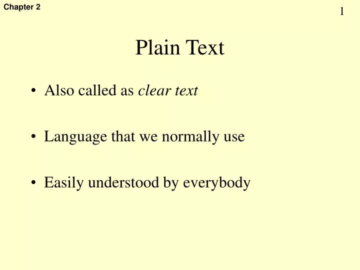 PPT Plain Text PowerPoint Presentation Free Download ID 6970446