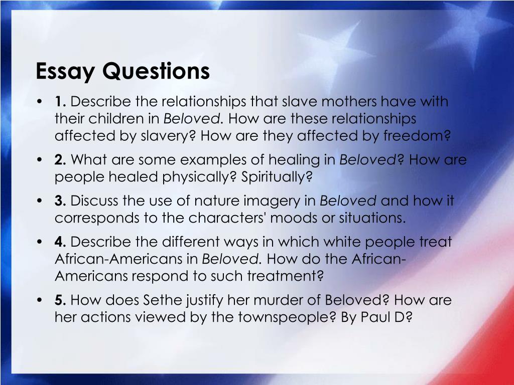 Ppt Beloved Tony Morrison Powerpoint Presentation Free Download Id