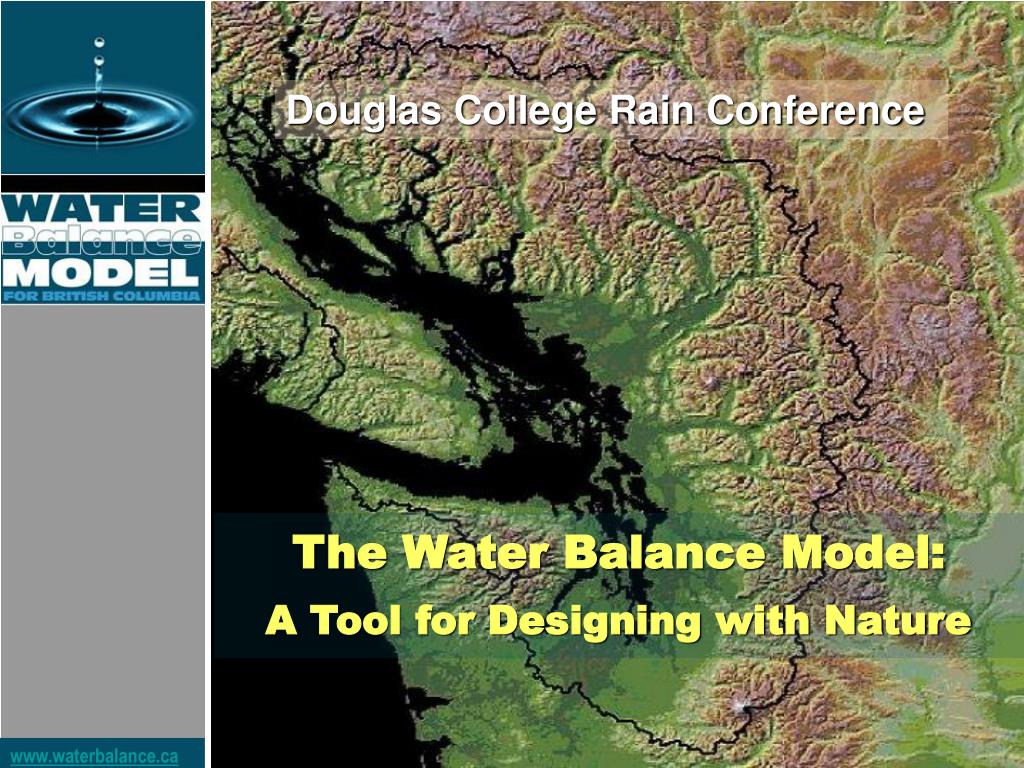 PPT - The Water Balance Model: A Tool for Designing with Nature ...