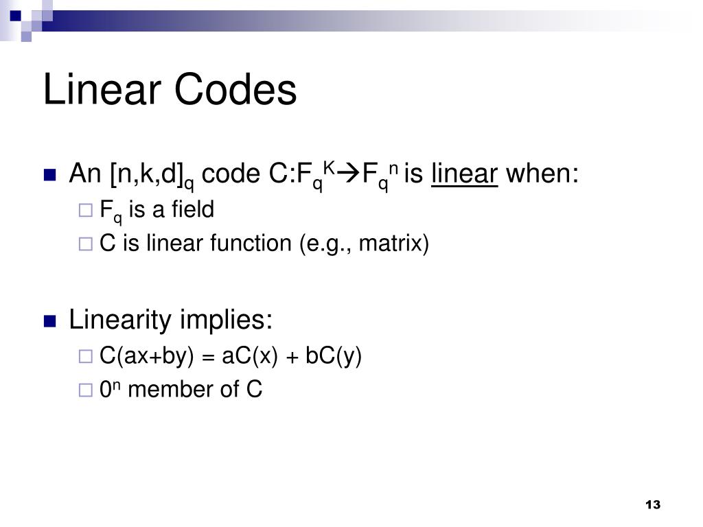 Ppt Asymptotically Good Binary Code With Efficient Encoding And Justesen Code Powerpoint