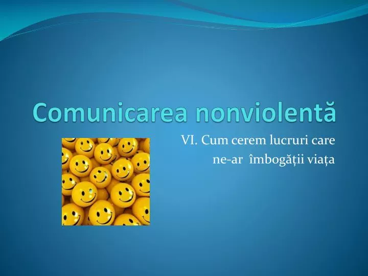 PPT - Comunicarea nonviolentă PowerPoint Presentation, free download ...